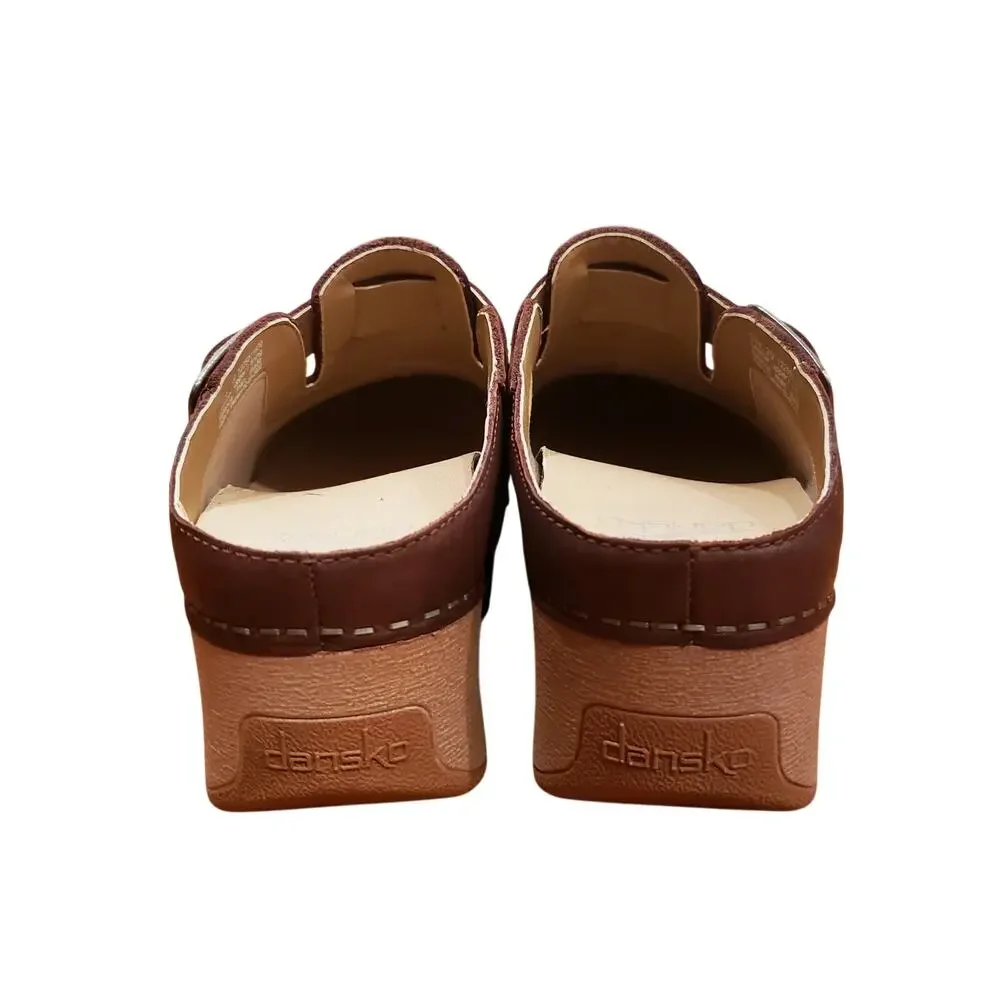 Dansko | Shoes | Dansko Caia Nubuck Clog Brown Size 39 85 | Poshmark